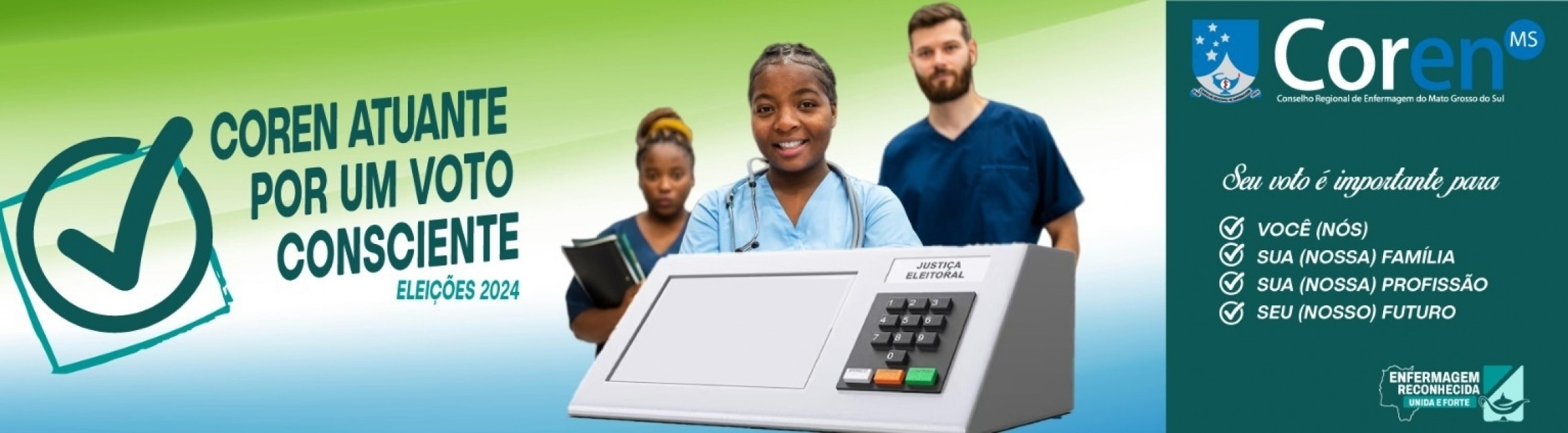 Atuação do Coren durante as Eleições Municipais de 2024 | Coren - MS